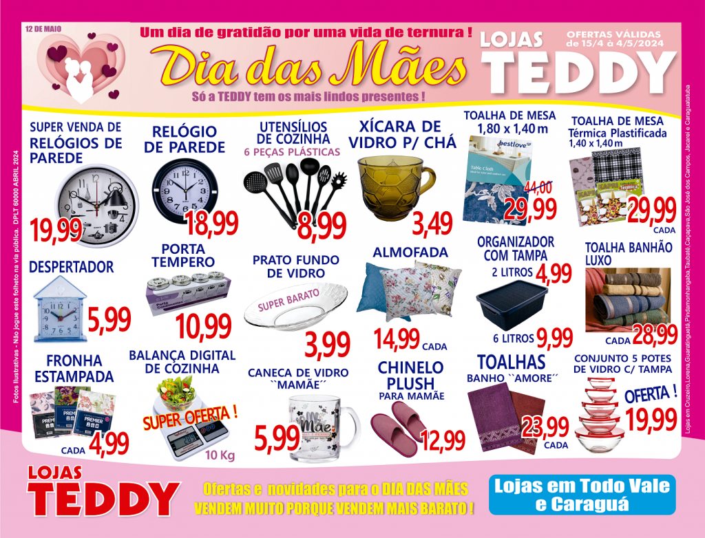 Lojas Teddy – Quase tudo de 1 a 99